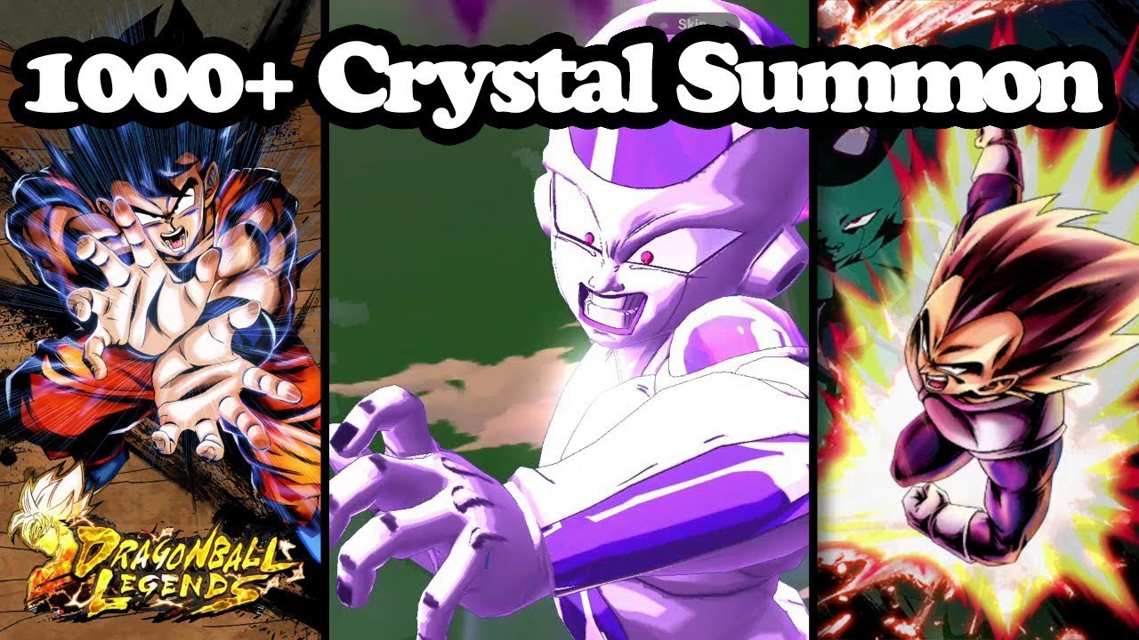 Dragon Ball Legends: 1000+ CRYSTL SINGLE SUMMON [60fps] - YouTube