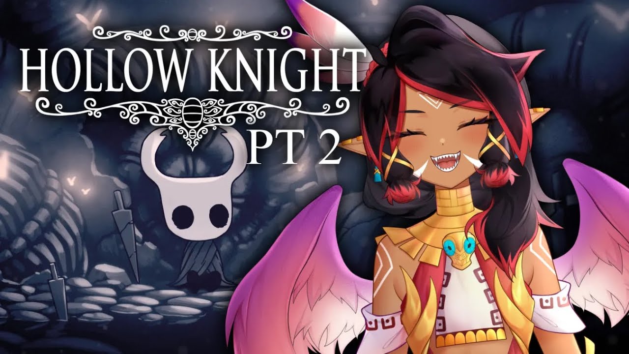 【Hollow Knight Part 2】How many times will I fall down..【VAllure】 - YouTube