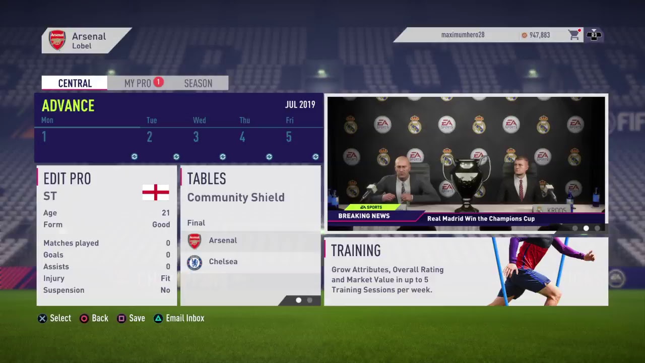 Fifa 18 Arsenal Pro Career Can I win the title on the final day - YouTube