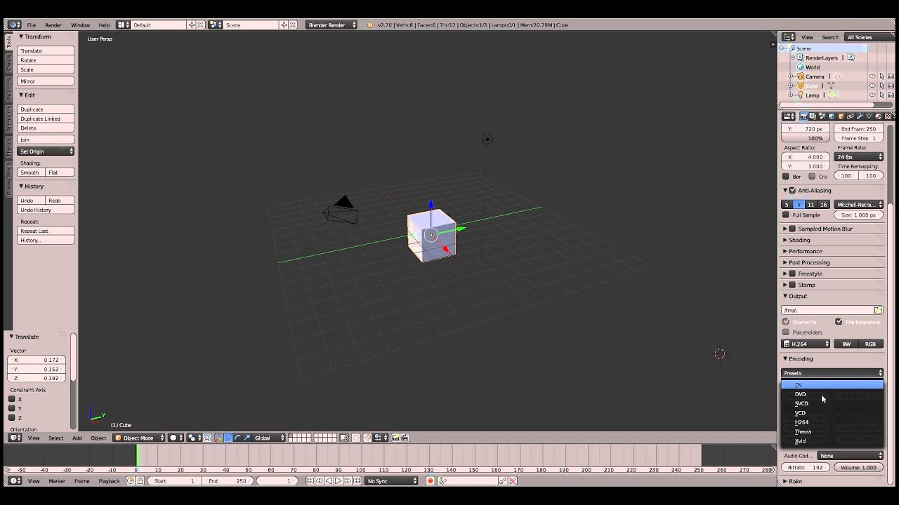 Encodieren mit Blender // Encoding with Blender [FULL HD] [German] - YouTube