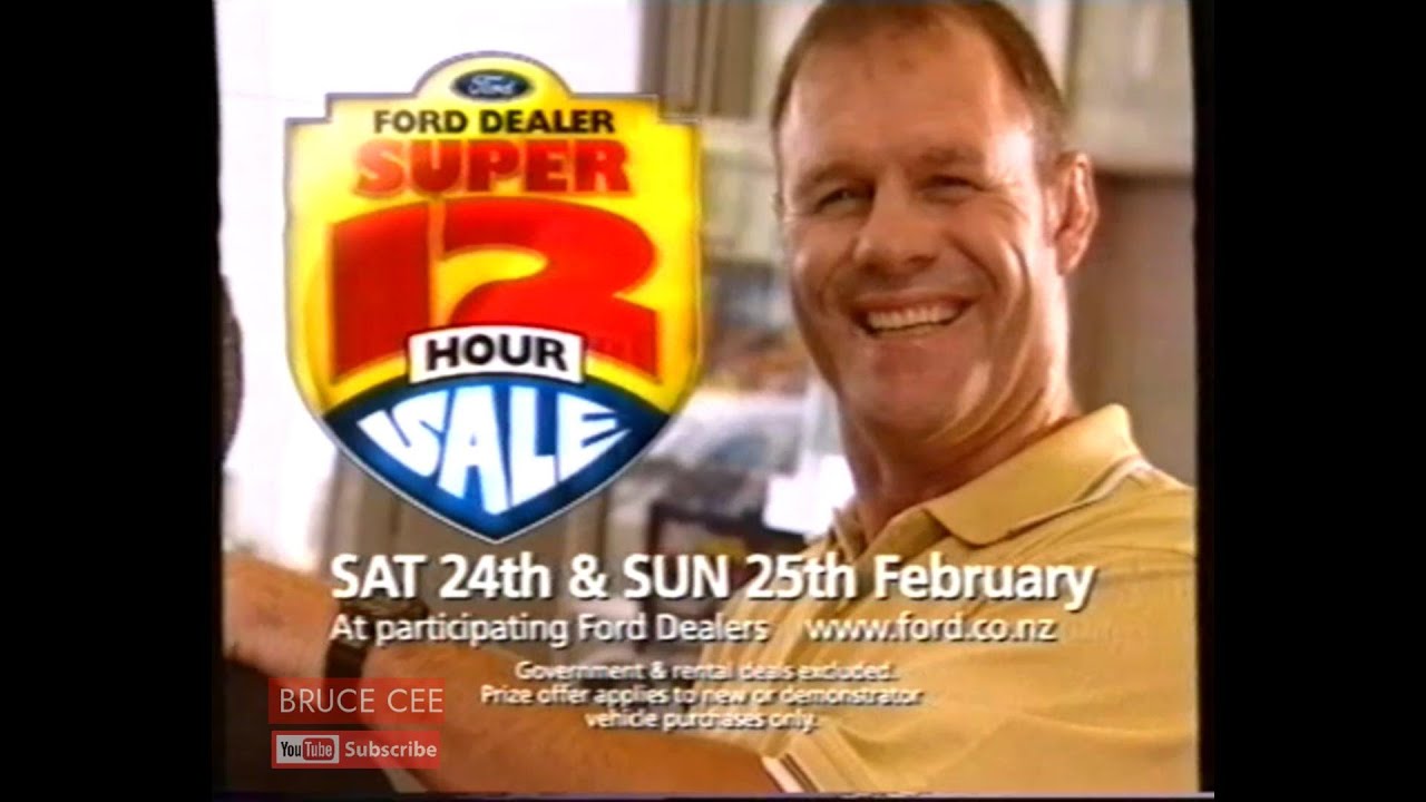 2001 Advert, Ford NZ, Super 12 (VHS) TVNZ 1 - YouTube