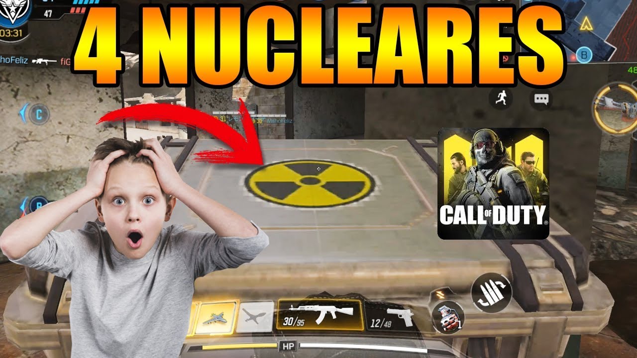 CALL OF DUTY MOBILE 4 NUCLEARES EN UN SOLO VÍDEO NUKE COD MOBILE - YouTube