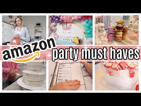 *NEW* AMAZON PARTY MUST HAVES DIY BIRTHDAY PARTY MUST HAVES LINKS ...