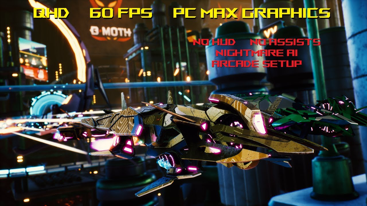 Redout 2 - Behemoth ARCADE Showcase, No HUD, Tartarus Mines: Ixion ...