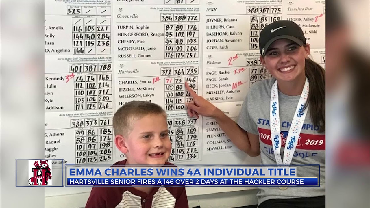 Emma Charles Wins 4A Golf Individual Title - YouTube