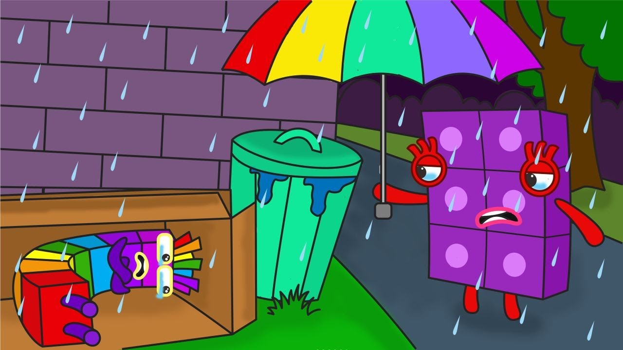 Please help me, NB 6! Numberblocks 7 become homeless - Numberblocks ...