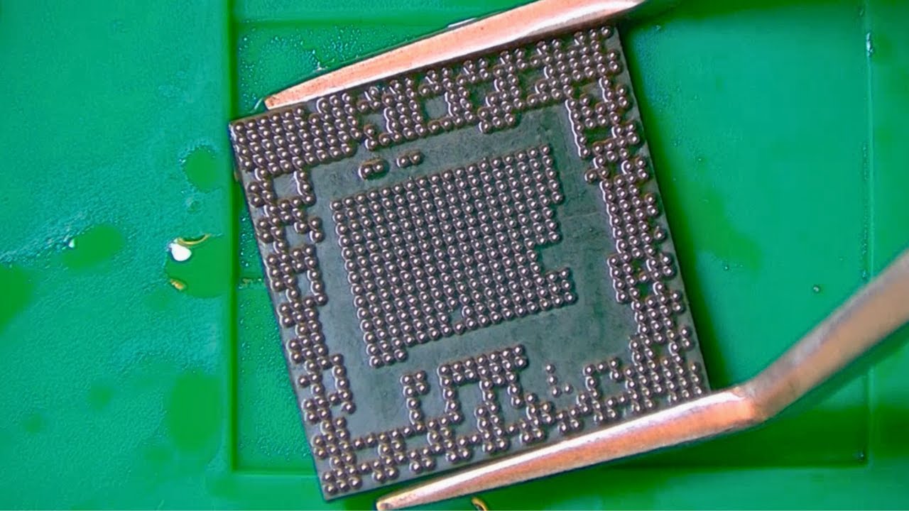 Cpu Emmc Reballing #icreballing - YouTube