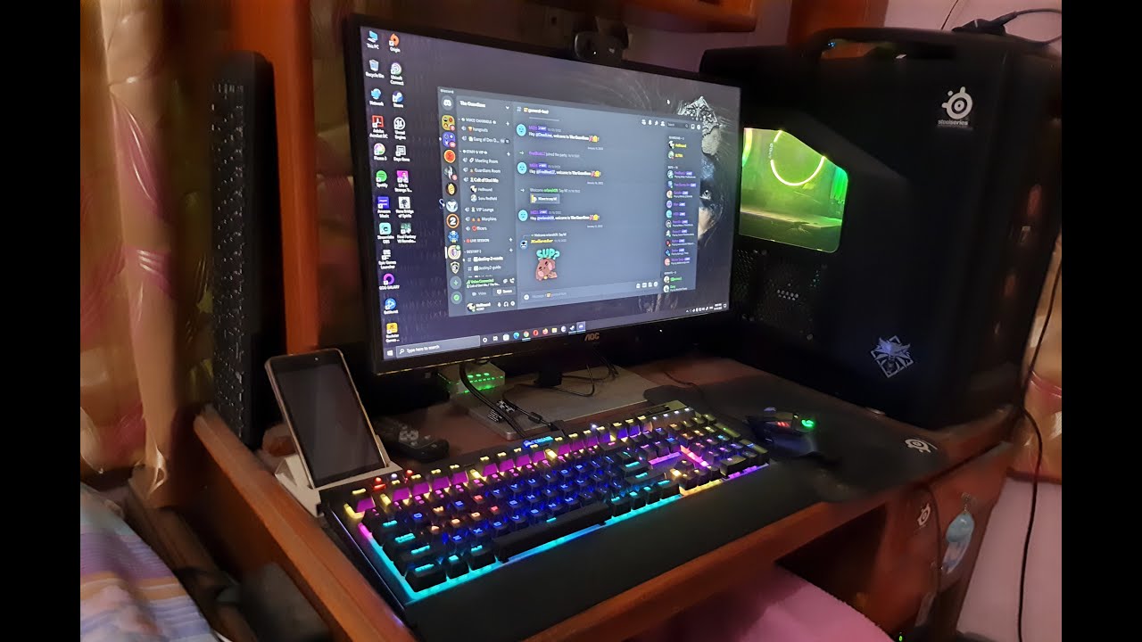 pc setup tour - YouTube