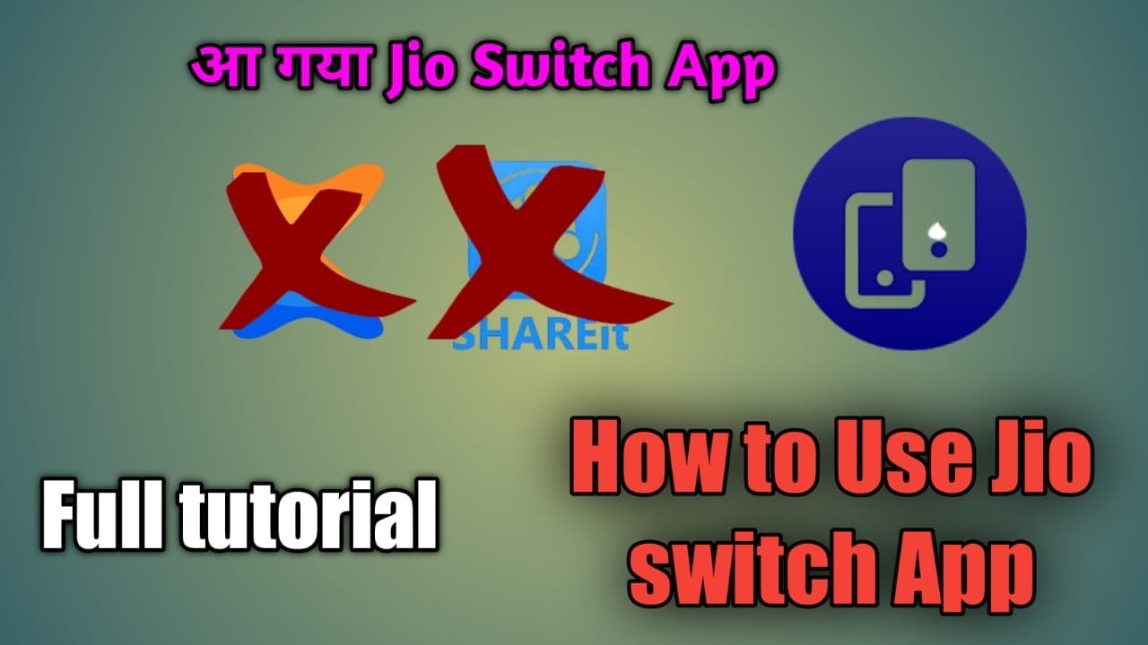 Made in India | How To Use Jio Switch App | Full Tutorial | 2020 - YouTube