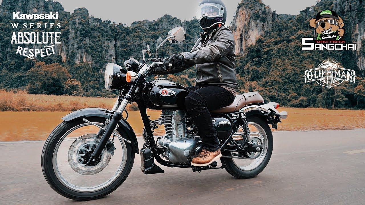ทดสอบ / รีวิว Kawasaki W250 2018 รถในสไตล์เรโทรคลาสสิคในตระกูล W Series ...