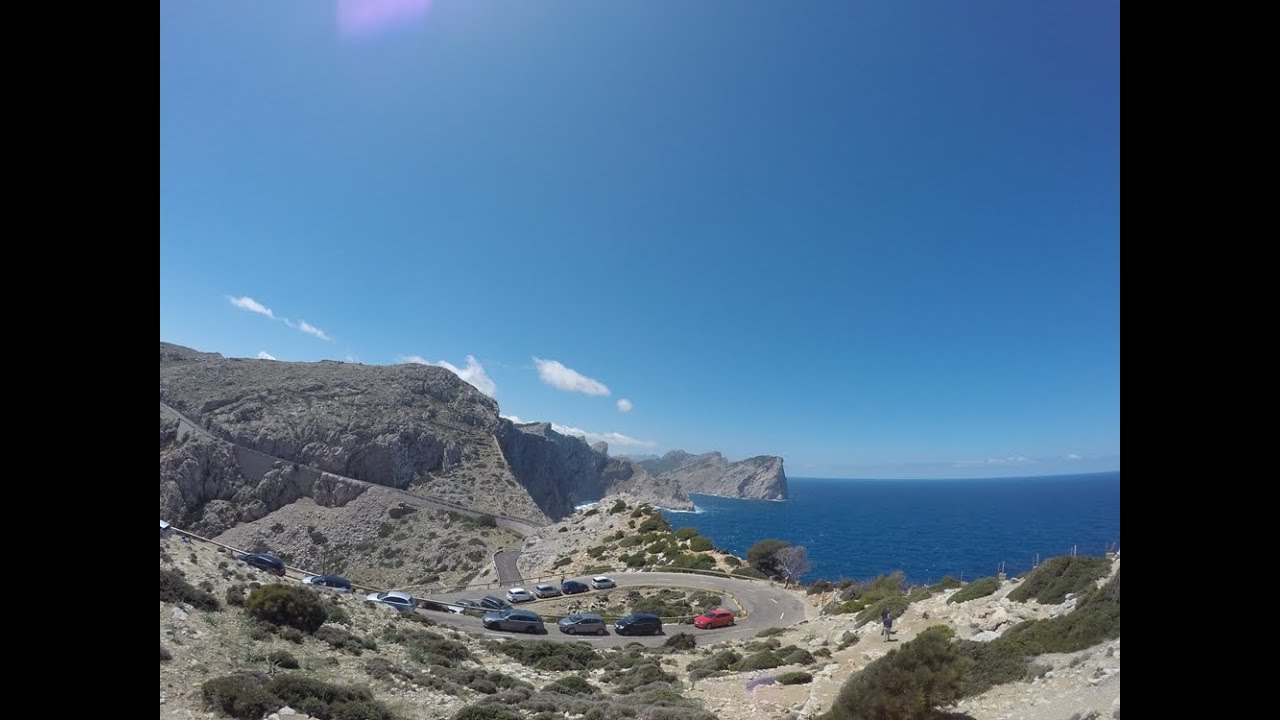 Drive to Cap de Formentor, Mallorca, Spain 2016 full drive to beach and ...
