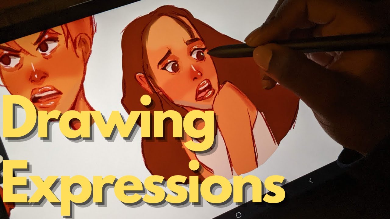 Drawing things I'm BAD at: Facial Expressions - YouTube