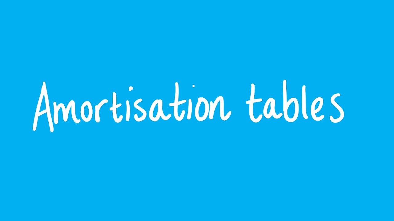 Amortisation tables | Unit 3 and 4 VCE Further Maths - YouTube