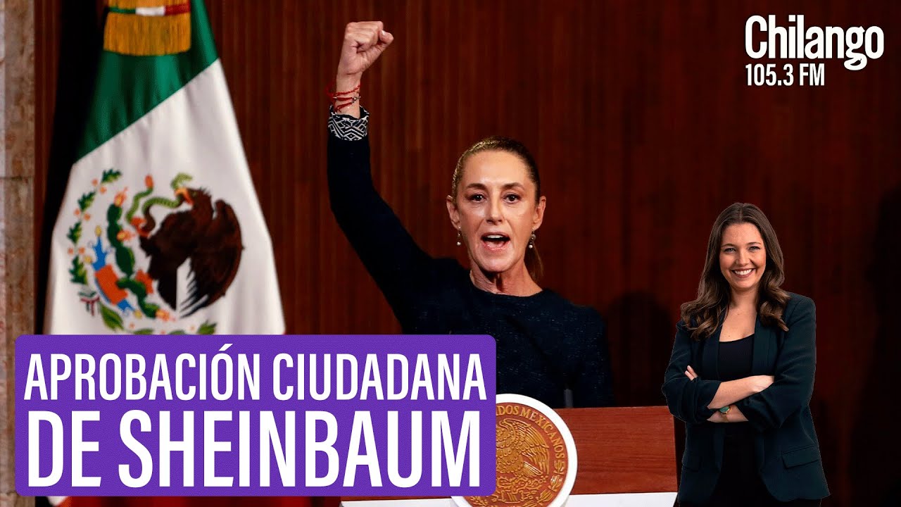 Aprobación ciudadana de 81% de Claudia Sheinbaum | Noticias con Luciana ...