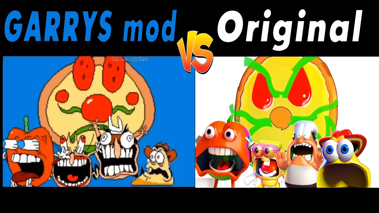 Pizza Tower MEME ORIGINAL vs GARRYS mod - YouTube