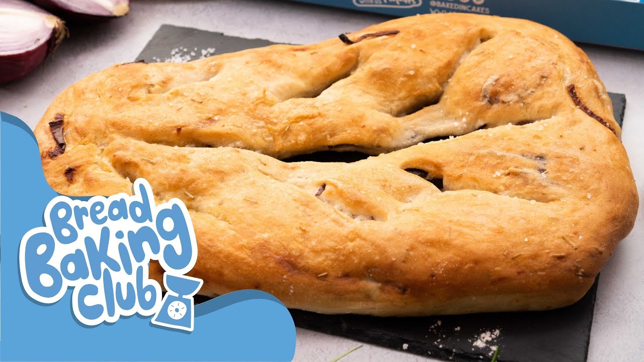 How to Make Caramelised Onion Fougasse - Baked In's August Bread Baking ...