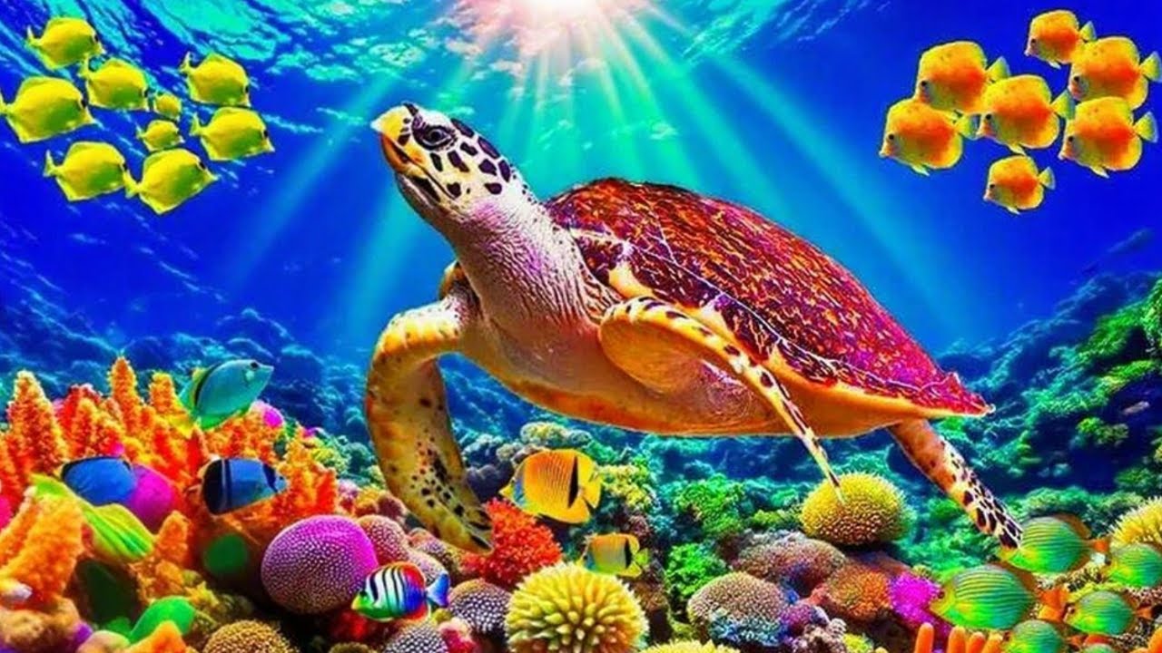 24 Hours Of Beautiful Coral Reef Fish 4K (ULTRA HD) - Relaxing Ocean ...