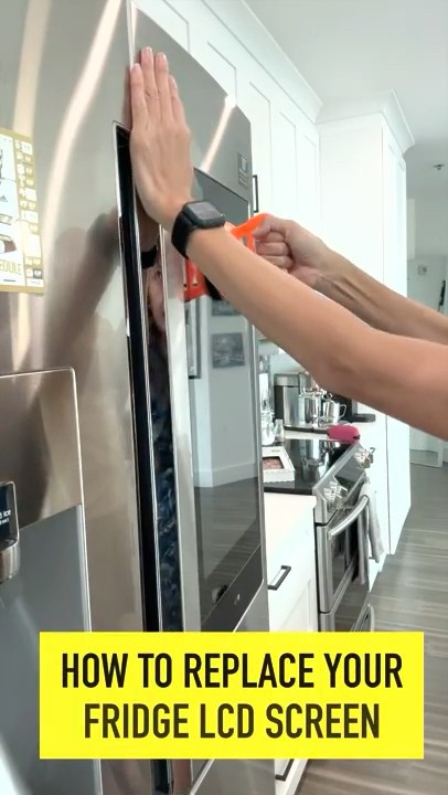 How to Replace the Samsung Refrigerator Display LCD Touch Screen - YouTube