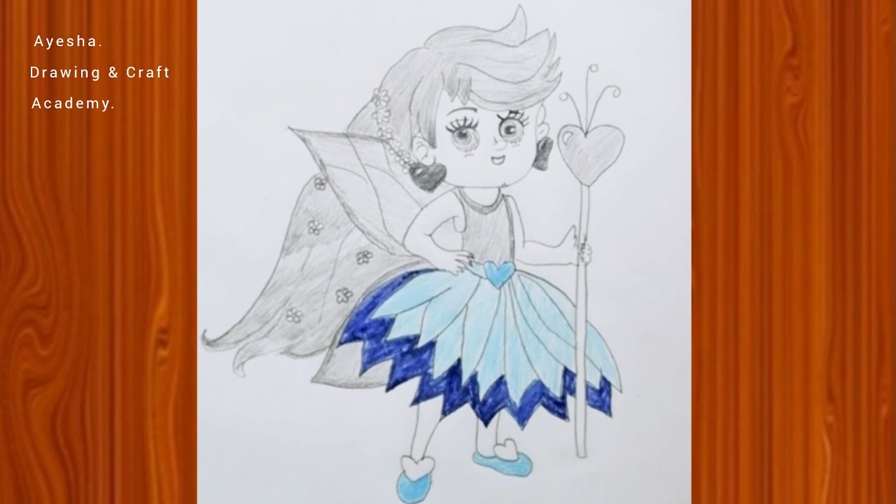 How to draw a cartoongirl Step by step (very easy)drawing tutorial ...