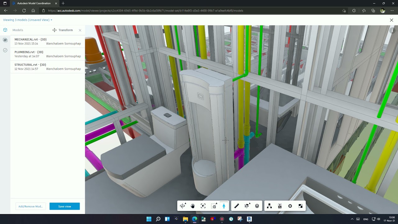 Autodesk model coordination - YouTube