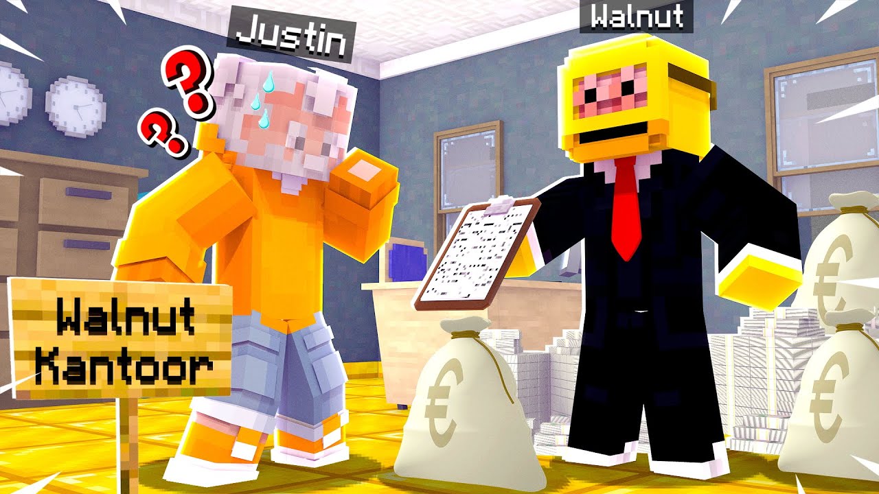 Werken Bij Walnut Zijn Hoofdkwartier In Minecraft (Survival) - YouTube