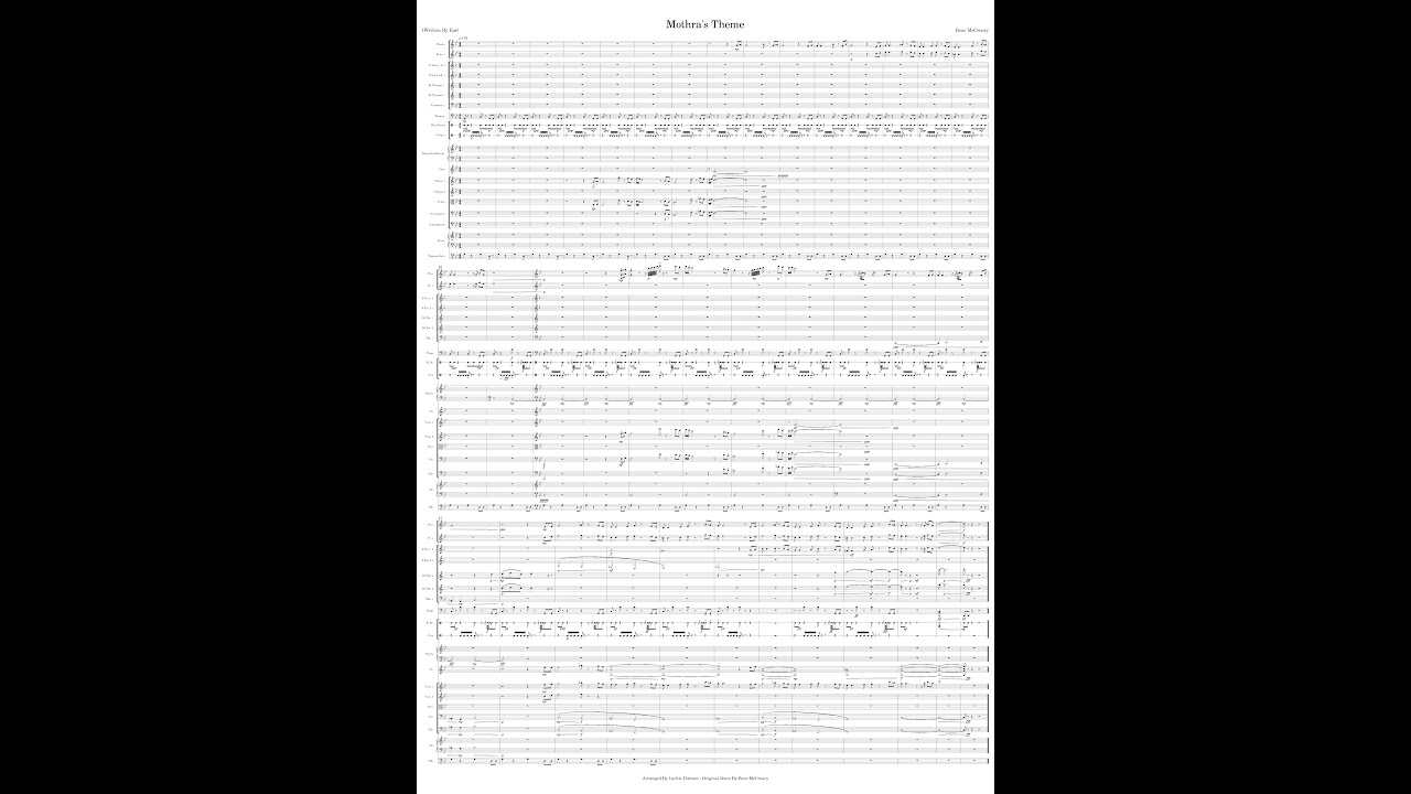 Mothra's Theme Arranged By Lachie - YouTube