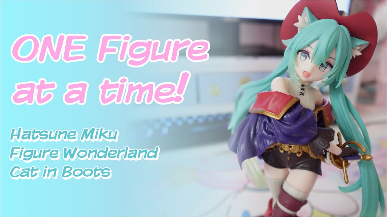 ONE Figure at a time! : Hatsune Miku Wonderland Cat in Boots Taito ...