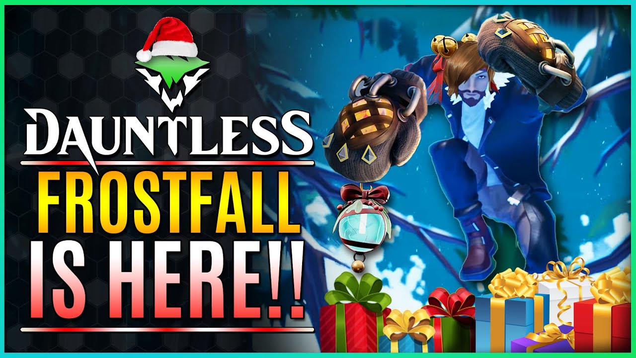 【Dauntless】FROSTFALL HAS ARRIVED! - New Striker Cosmetic! Slayer Path ...