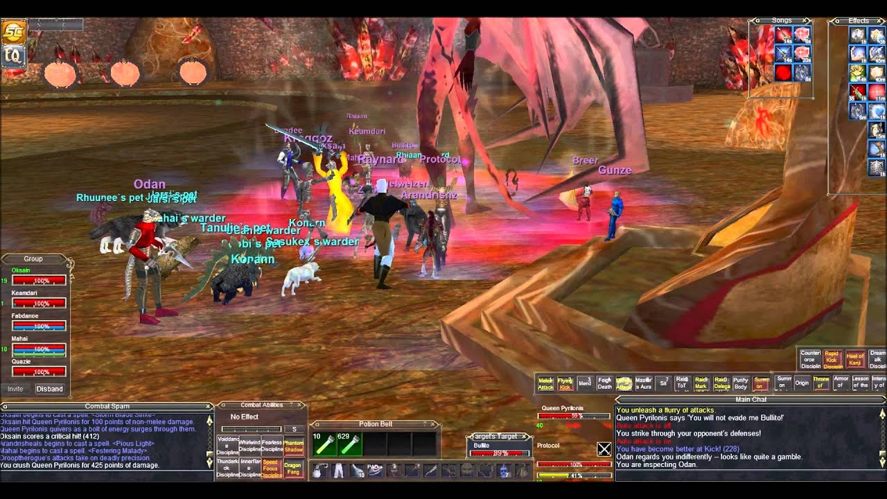 Everquest Raid - Queen Pyrilonis - YouTube
