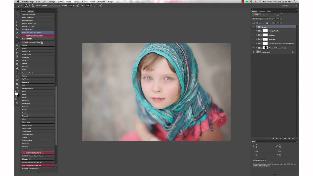 Luminosity Photoshop Actions - Rich Color With a Matte Finish and Color ...
