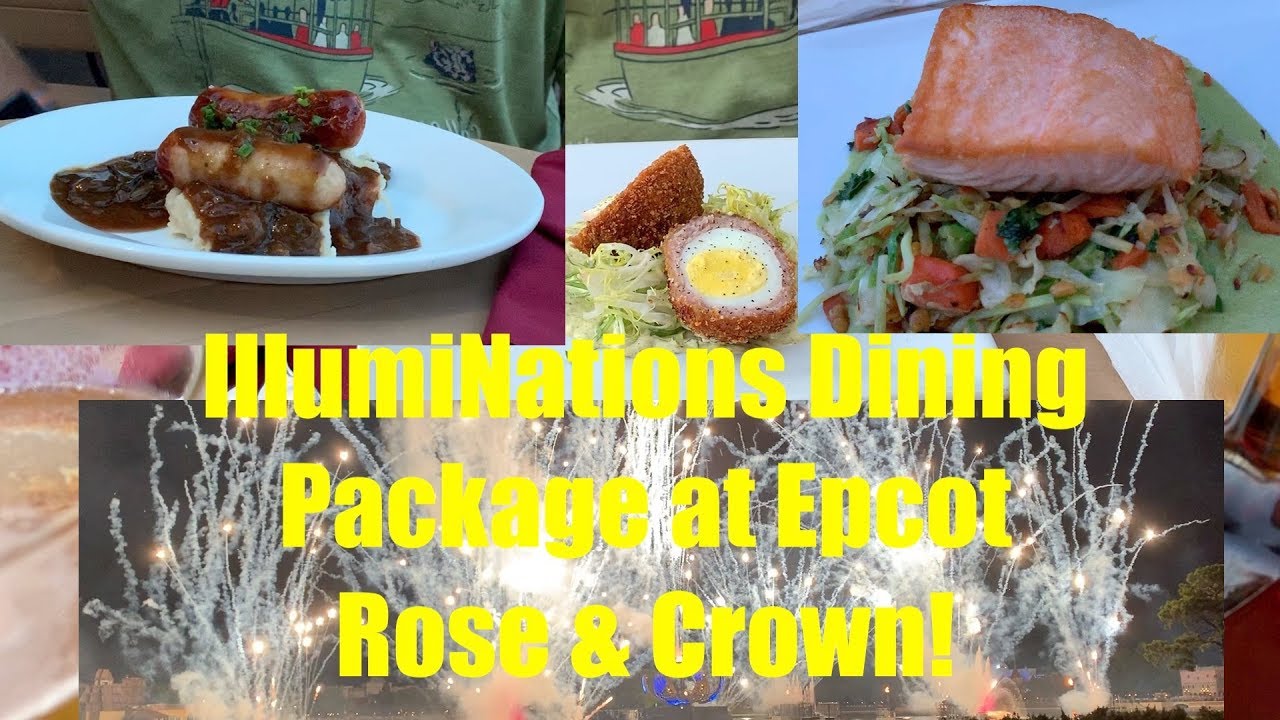 Epcot IllumiNations Dining Package Review - YouTube