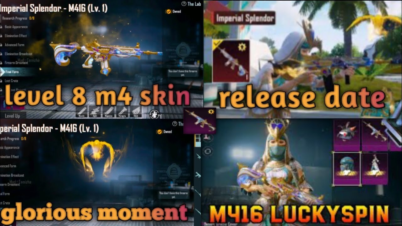m4 upcoming new skin in pubg mobile | m416 new skin release date| m416 ...