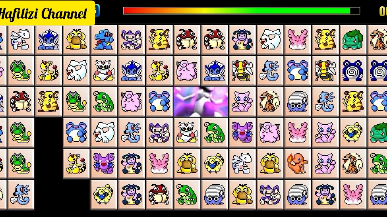 Playing Onet Pokemon Character Games - YouTube