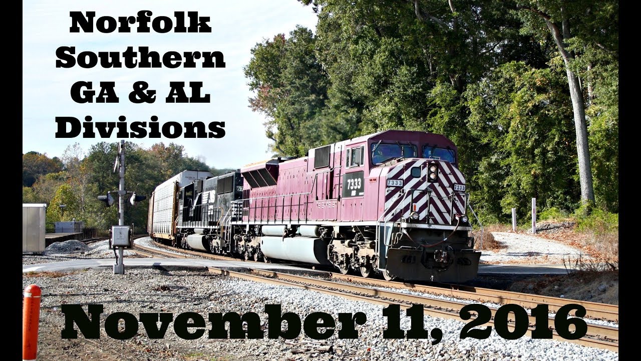 Purple SD9043MAC, UP Tier 4, CSX YN2 CW60AC & More! - 11/11/2016 - YouTube