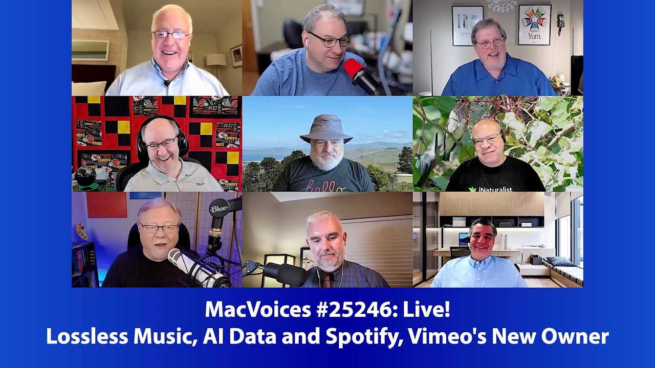 MacVoices #25245: Live! - Lossless Music, AI Data and Spotify, Vimeo's ...