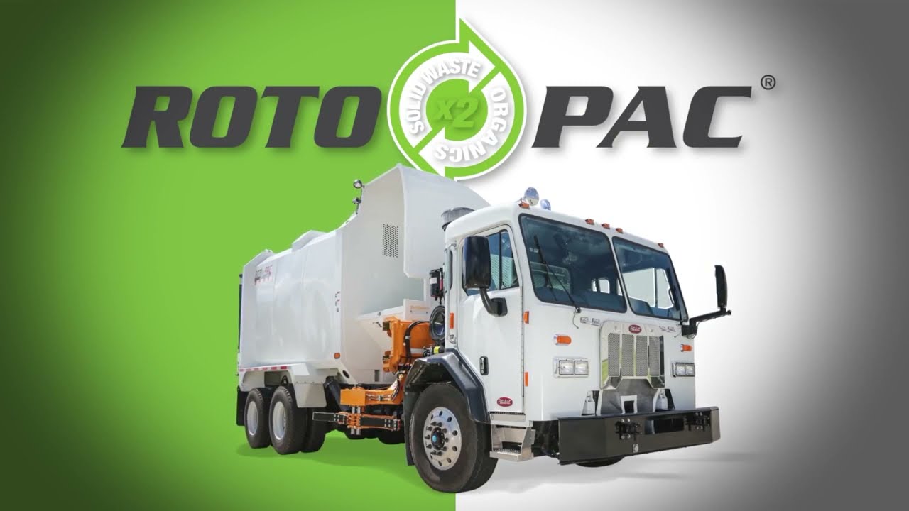 ROTO PAC® Auger-Driven Organics / MSW Collection Vehicle - YouTube