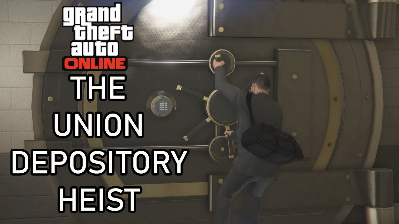 GTA V Online : Robbing Union Depository - YouTube