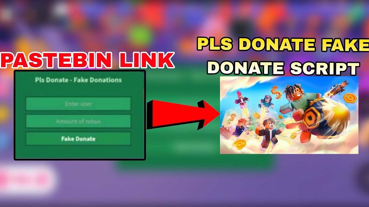 [💸PLS DONATE]Mobile support FAKE donate script ( ️all working executer ...