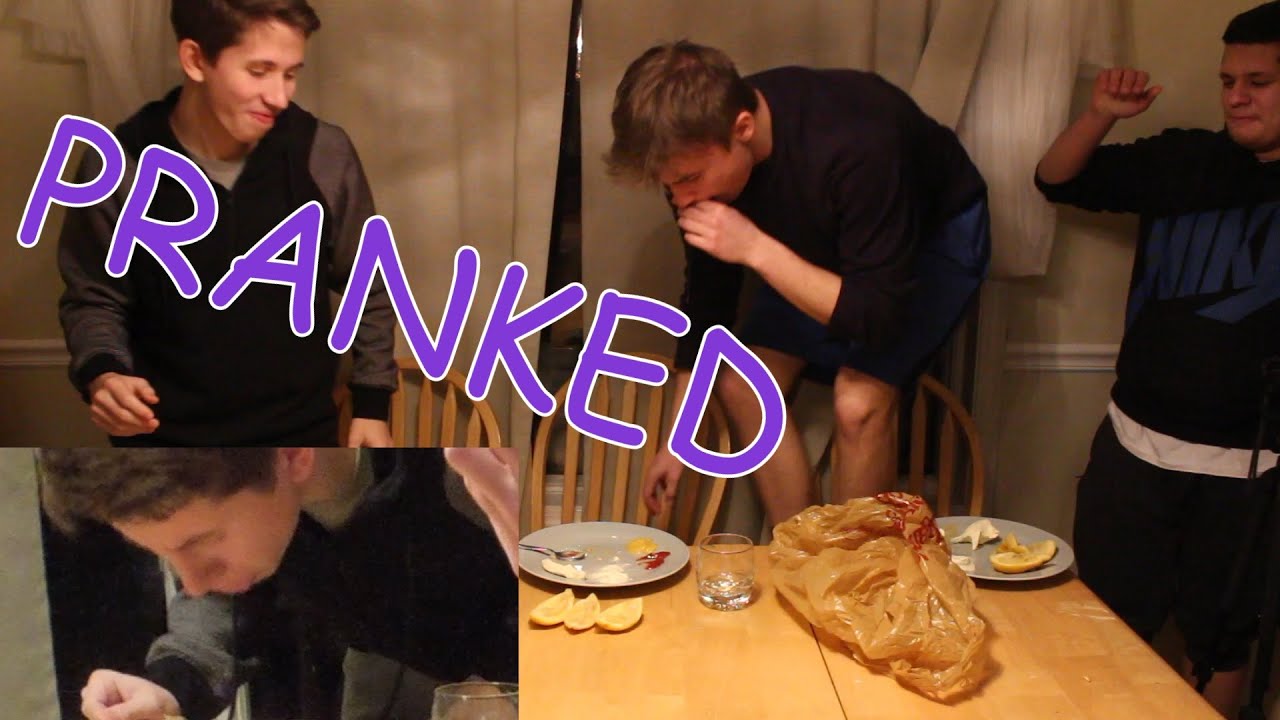 I GOT PRANKED!!~ GROSS CONDIMENT CHALLENGE!!! - YouTube