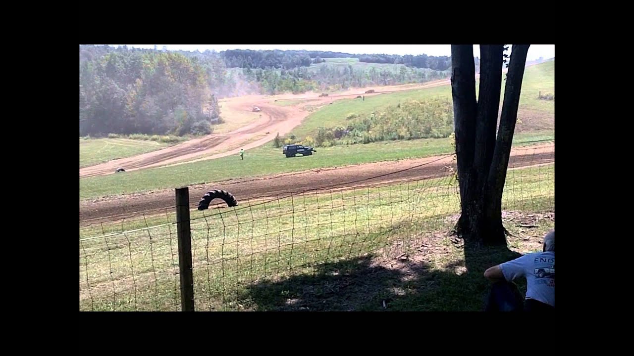 Rolling W Ranch Sept 7 whole race with rollover slo mo - YouTube