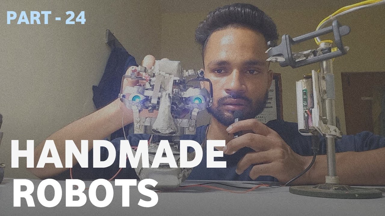 handmade robot face working 40% completed @sorrowman1785 #robotics ...