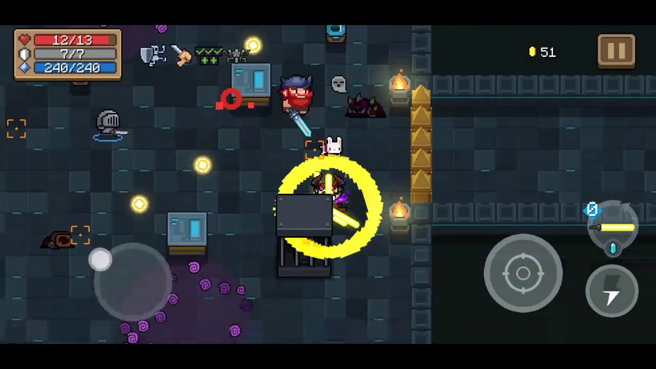 Soul Knight: I got the Gold Laser Sword - YouTube