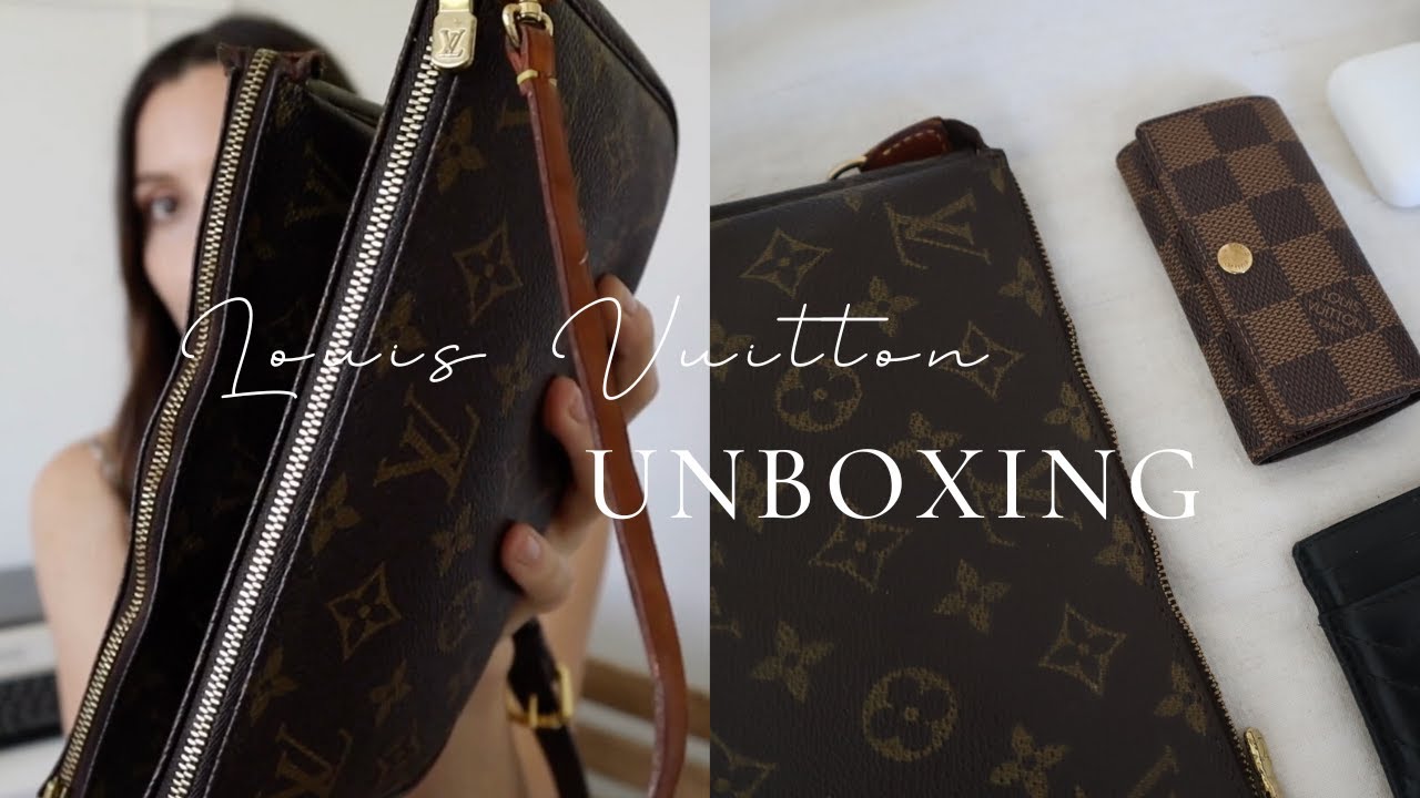 LOUIS VUITTON HANDBAG UNBOXING - VINTAGE POCHETTE ACCESSOIRES | WATCH THIS BEFORE BUYING VINTAGE ...