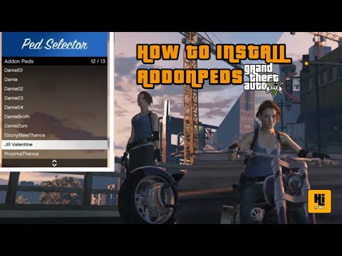 HOW TO INSTALL ADDONPEDS GTAV MOD 2024 - YouTube