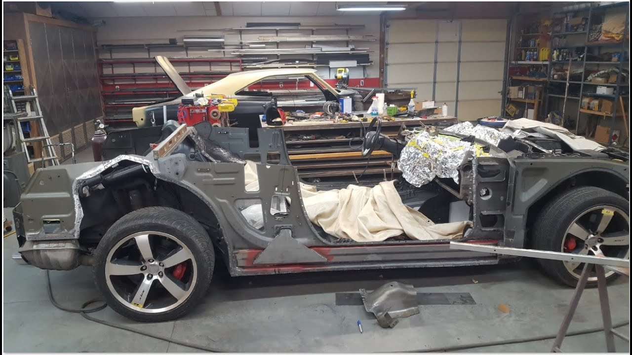 Don's 68 Charger body swap part 3 - YouTube