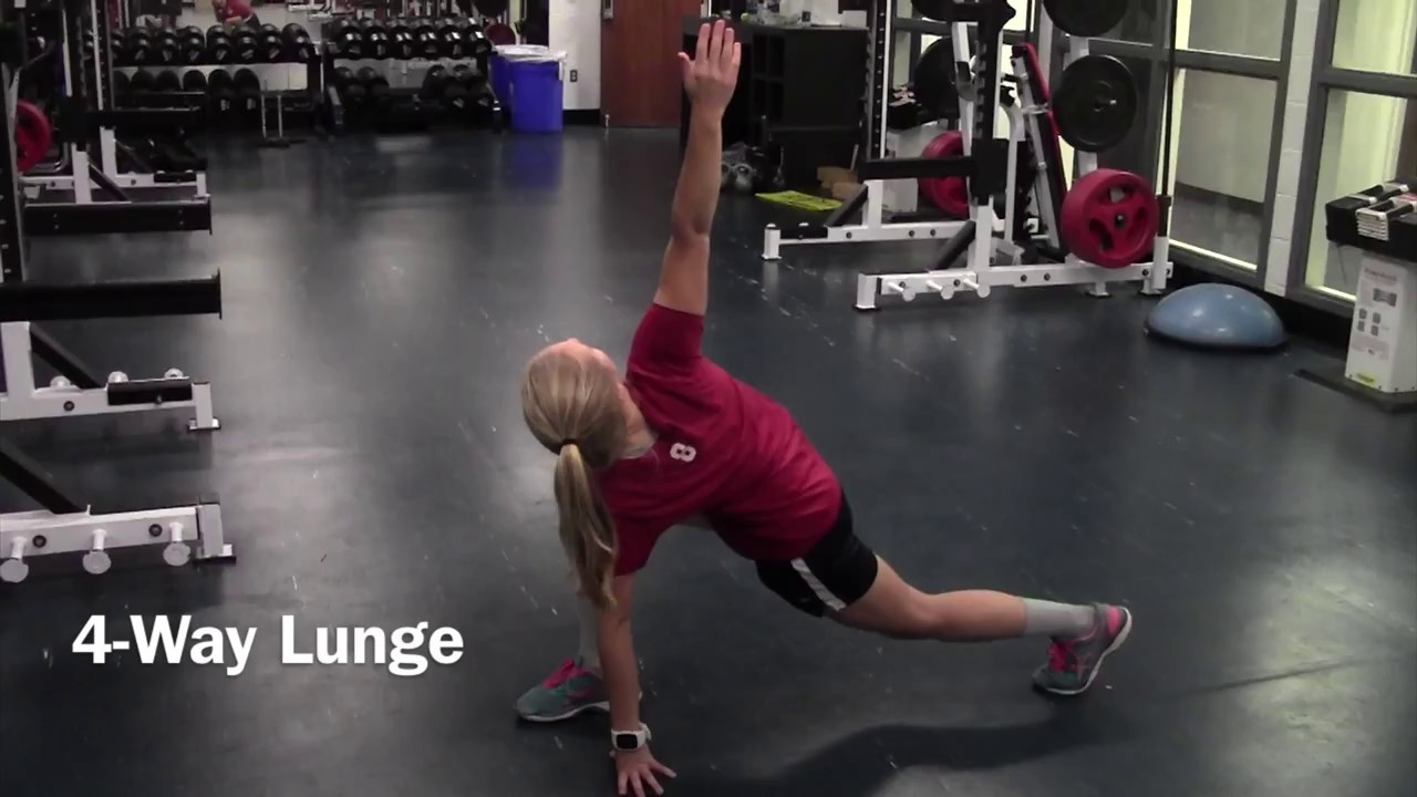 4 Way Lunge - YouTube