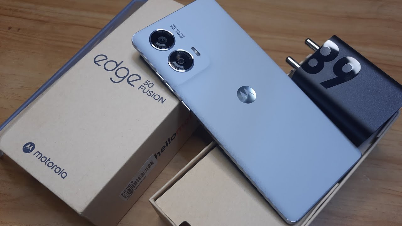 Motorola Edge 50 Fusion 5g Unboxing l 12Gb 256gb Marshmallow Blue - YouTube