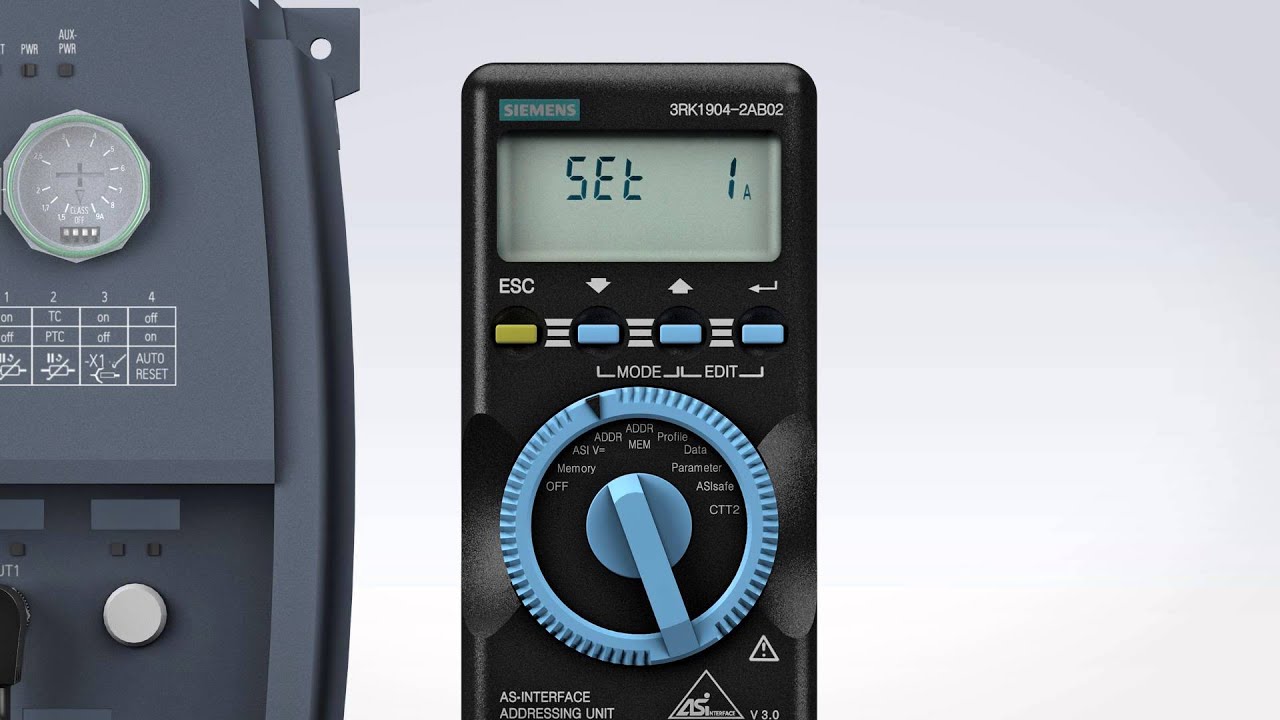 Commissioning the SIRIUS M200D Basic motor starter - YouTube