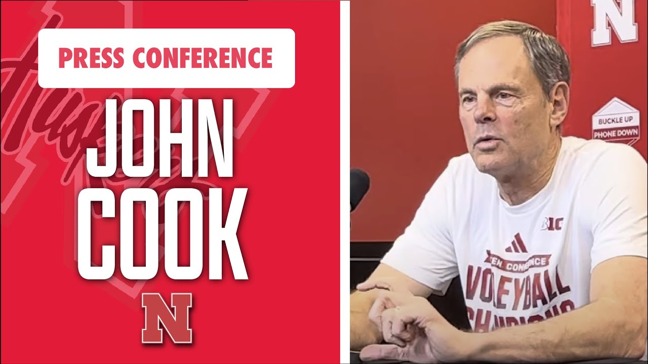 Nebraska coach John Cook discussed Huskers No. 1 seed in NCAA ...