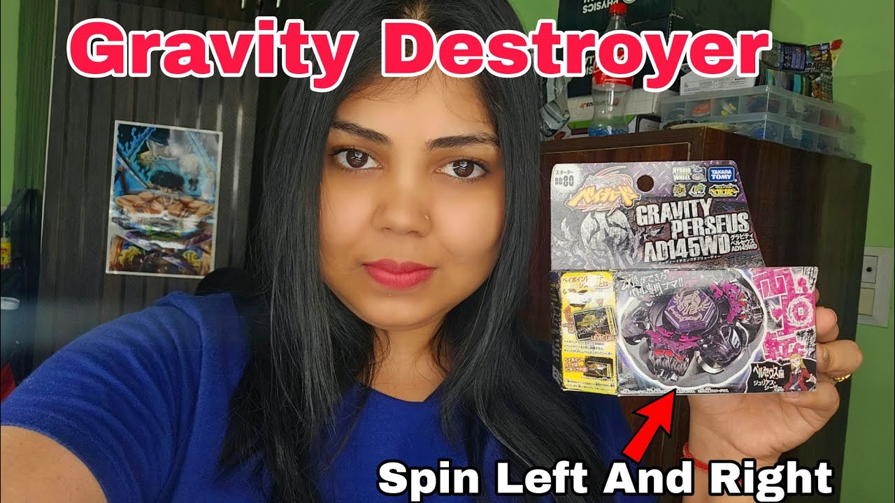Gravity Destroyer / Perseus Beyblade Unboxing and Review | Best Beyblade ? - YouTube